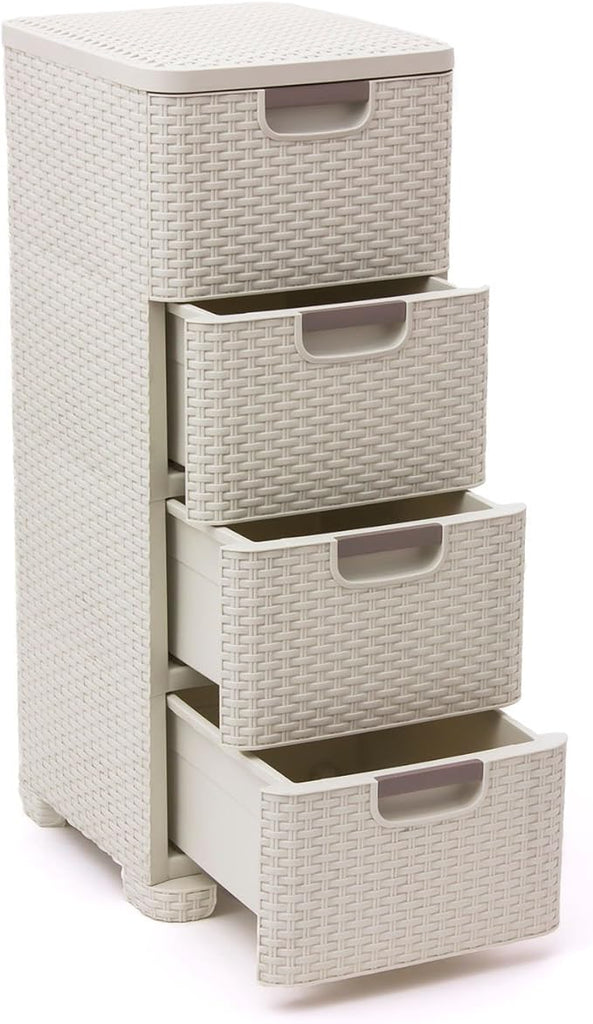 Curver Style Storage 4 Drawer Set - White (14L) – Keter Australia