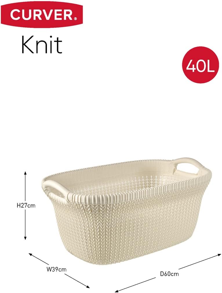 Curver Knit Laundry Basket (40L) – Keter Australia