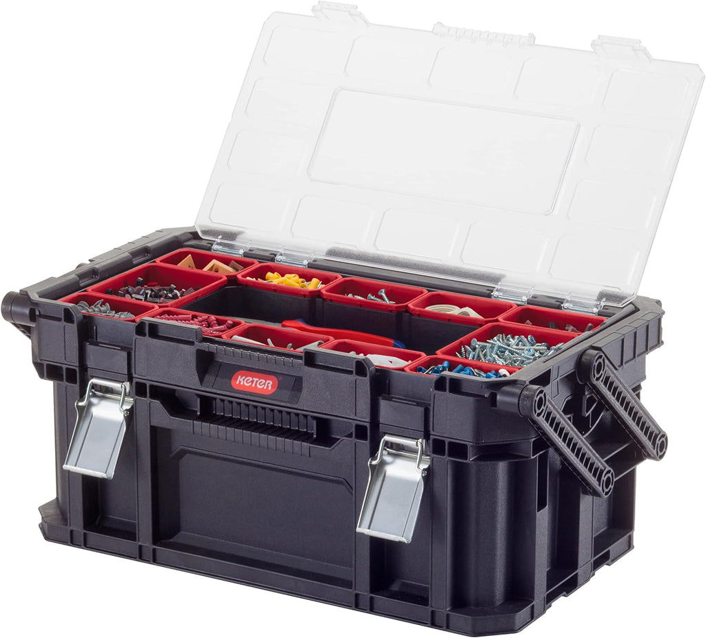 Keter Connect Cantilever Toolbox - Black – Keter Australia