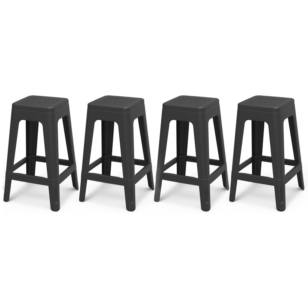 Keter Lucca Indoor/Outdoor Bar Stool - 4 Pack – Keter Australia