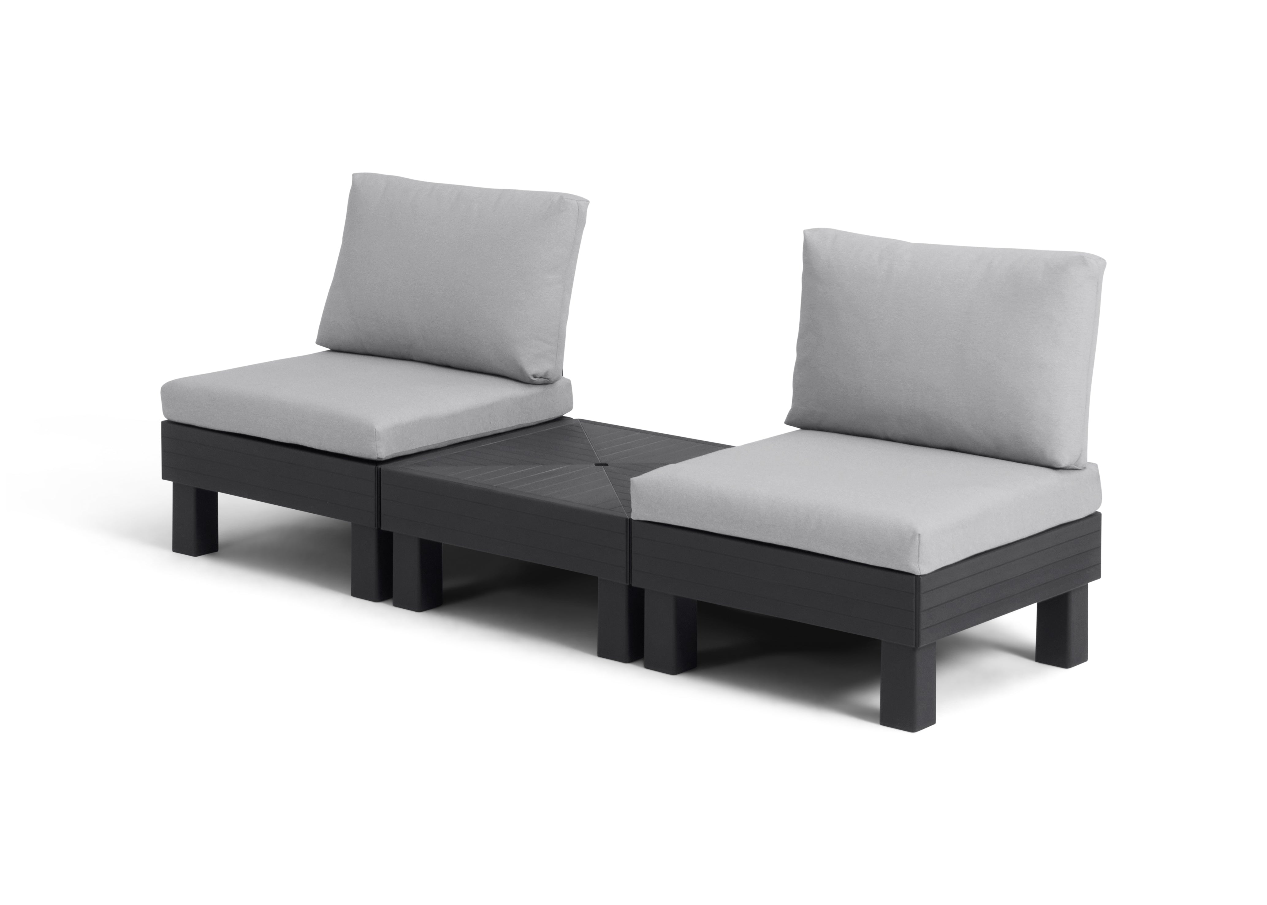 PRE ORDER: AVAILABLE JULY - Keter Elements Balcony Set - Graphite ...