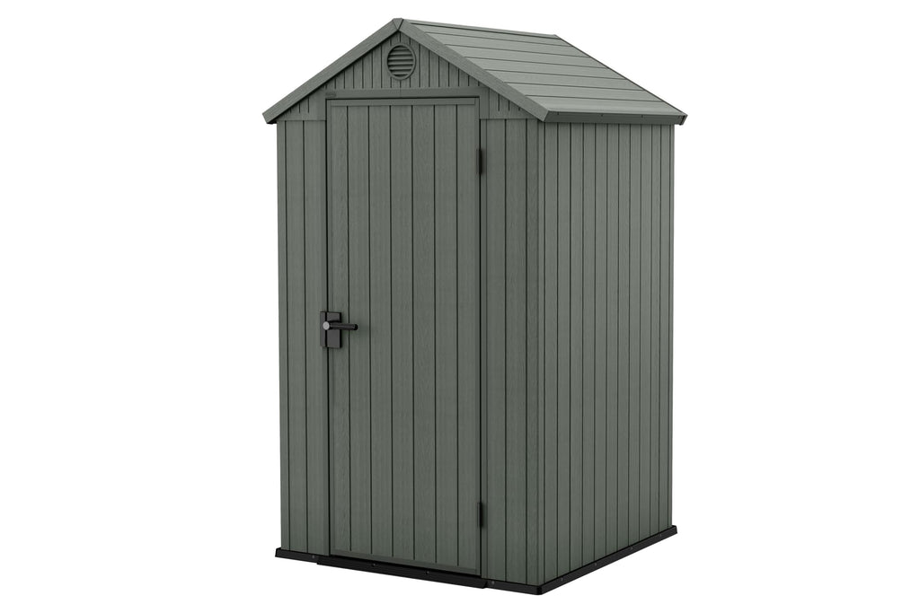Keter Darwin 4x4 Garden Shed - Wood Green (1.3 x 1.2m) – Keter Australia