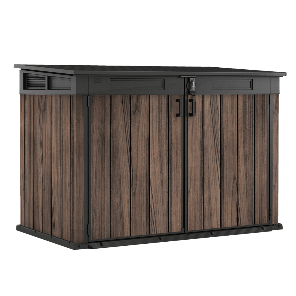 Keter Signature Horizontal Shed - Rosewood Look 2020L – Keter Australia