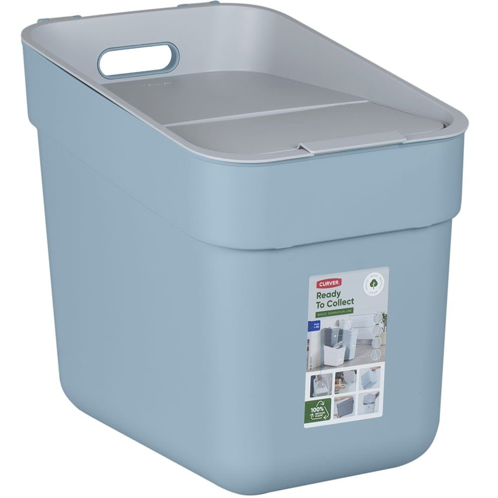 20L Ready to Collect Waste Separation Bin - Blue – Keter Australia