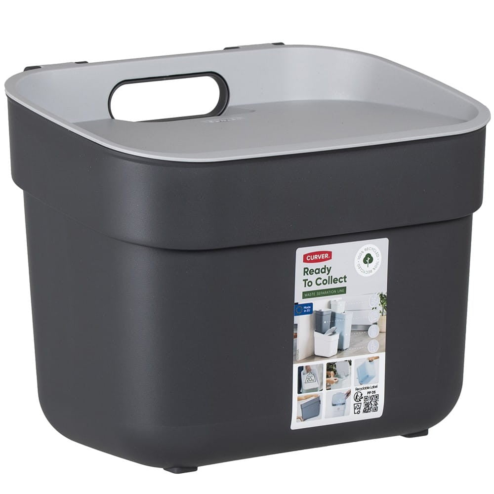 5L Ready to Collect Waste Separation Bin - Dark Grey – Keter Australia