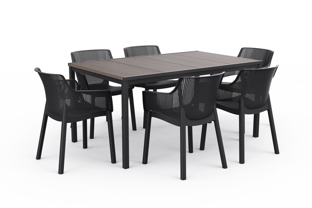 Keter Signature Porto Elisa Dining Set - 6 Seater – Keter Australia