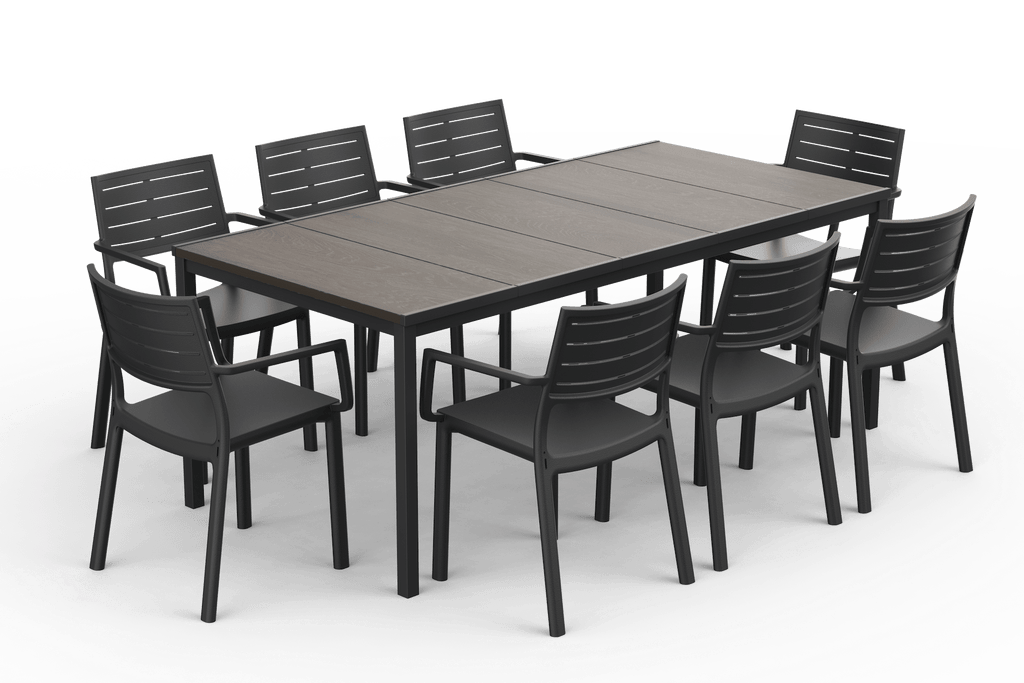 Keter Signature Porto 200 Metaline Dining Set – Keter Australia