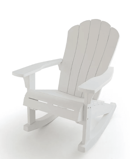 Keter Everest Rocking Adirondack Chair - White – Keter Australia