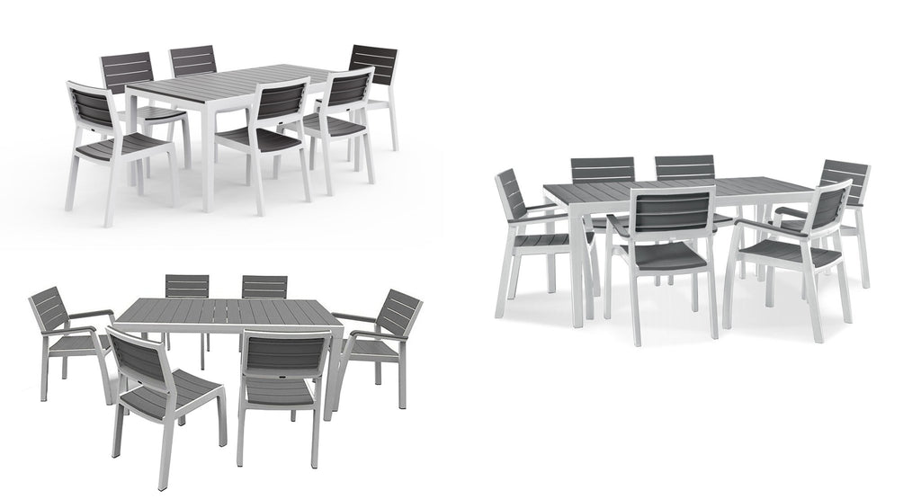 Keter Harmony Dining Table - Light Grey – Keter Australia
