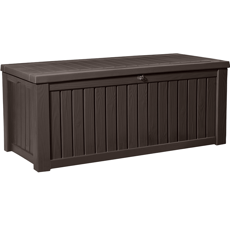 Keter Rockwood 570L Storage Box - Brown – Keter Australia
