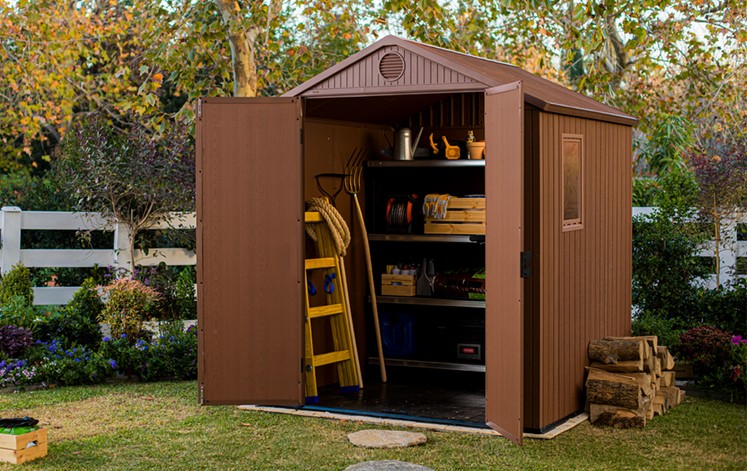 Keter Darwin 6x6 Garden Shed - Brown – Keter Australia
